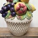 Capodimonte Topiary of Gorgeous Italian Fruits and Nuts Collectible ...