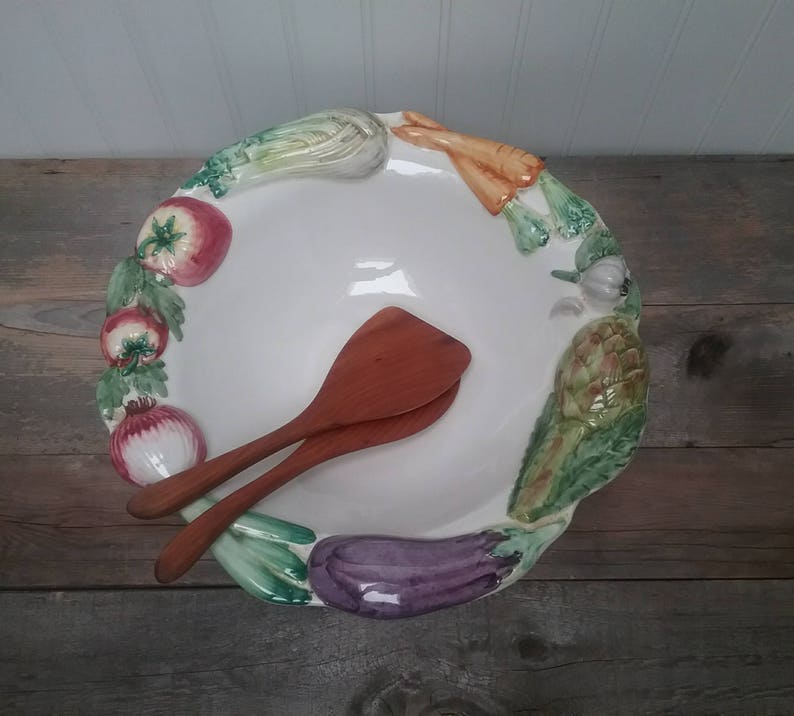 Beautiful Vintage Vegetable Majolica Pitcher Farmhouse Kitchen - Etsy