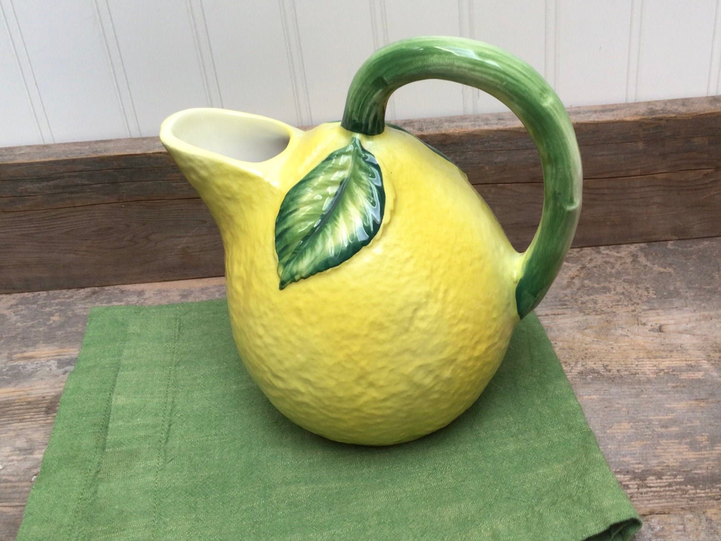 Italian Ancora Lemon Pitcher Made in Italy Excellent - Etsy