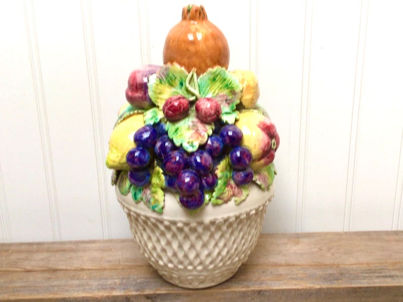 Capodimonte Topiary of Gorgeous Italian Fruits and Nuts - Etsy