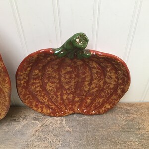 Tennessee Clayworks Smaller 7 Redware Pumpkin Pottery Plate - Etsy