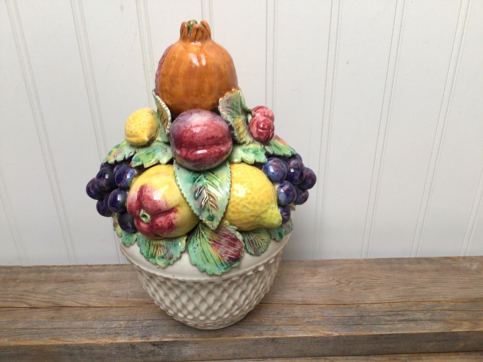 Capodimonte Topiary of Gorgeous Italian Fruits and Nuts - Etsy