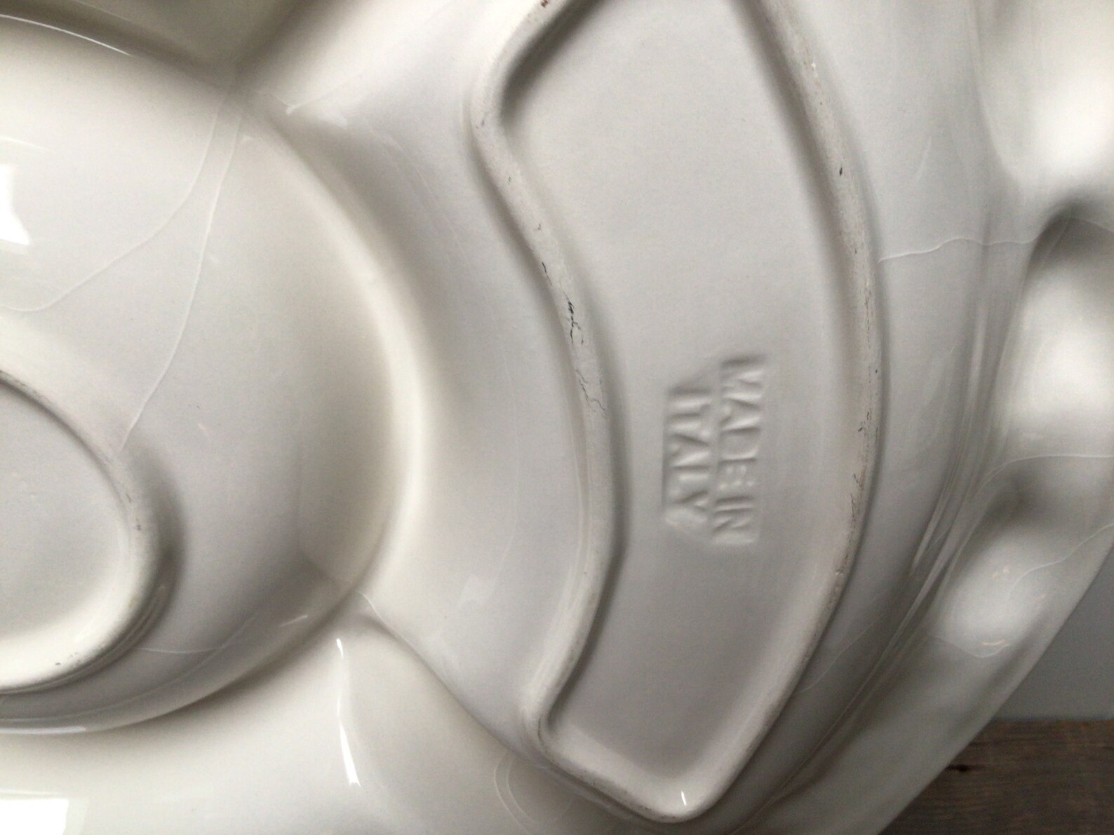 Jean Reeds made in Italy Large Divided Seafood Platter | Etsy