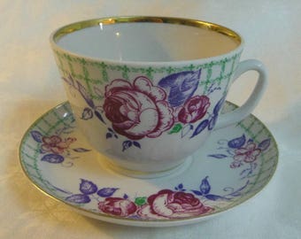 Russian teacup | Etsy