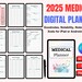 2025 Teacher Planner for Canva Template 2025 Dated Digital Teacher ...