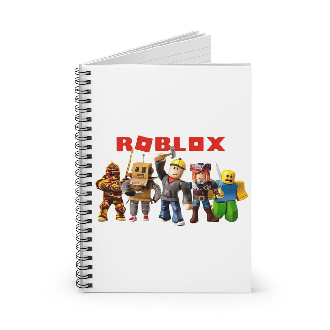 Roblox Themed Spiral Notebook Ruled Line - Etsy