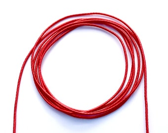Red Silk Cord | Etsy
