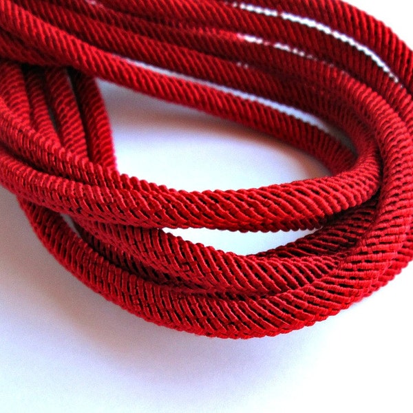 Red Silk Cord - Etsy
