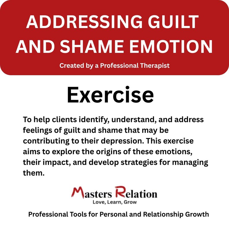 Addressing Guilt and Shame Emotion - Etsy