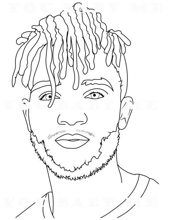 Young Man With Dreads Coloring Page Black Boy Coloring Page - Etsy