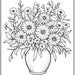 Mother's Day Bundle Coloring Page, Mother's Day Coloring Pages, Flower ...