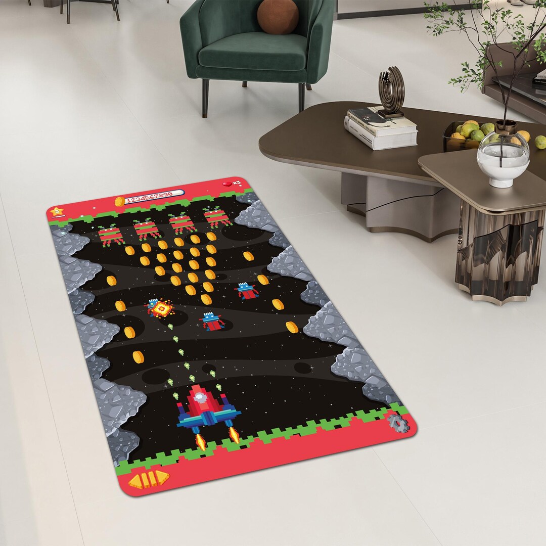 Custom Game Rug, Game Room Rug, Gaming Rug for Kids Room, Video Game ...