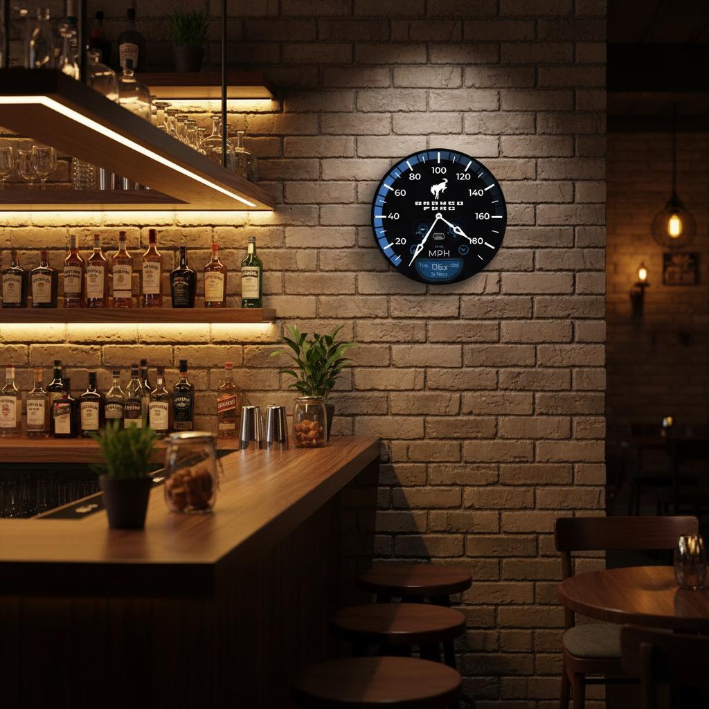 Ford Bronco Clock, Ford Wall Clock, Speedometer Wall Clock, Car ...