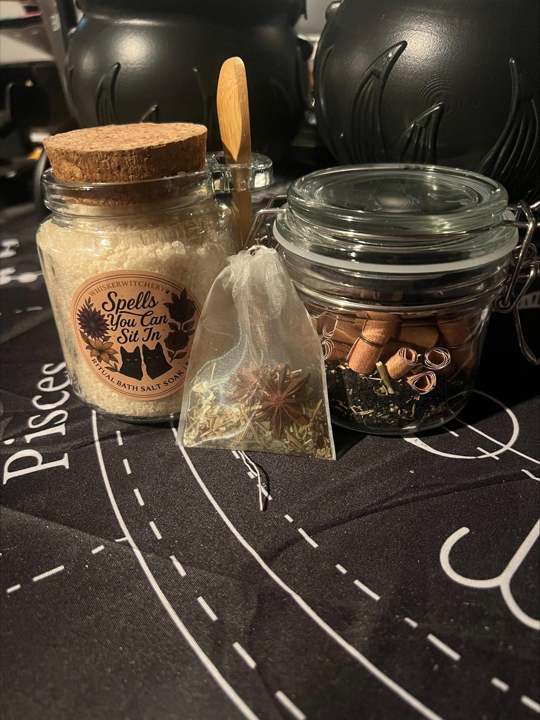 Shadow Work Scroll Jar + Ritual Bath Salt Bundle - Etsy