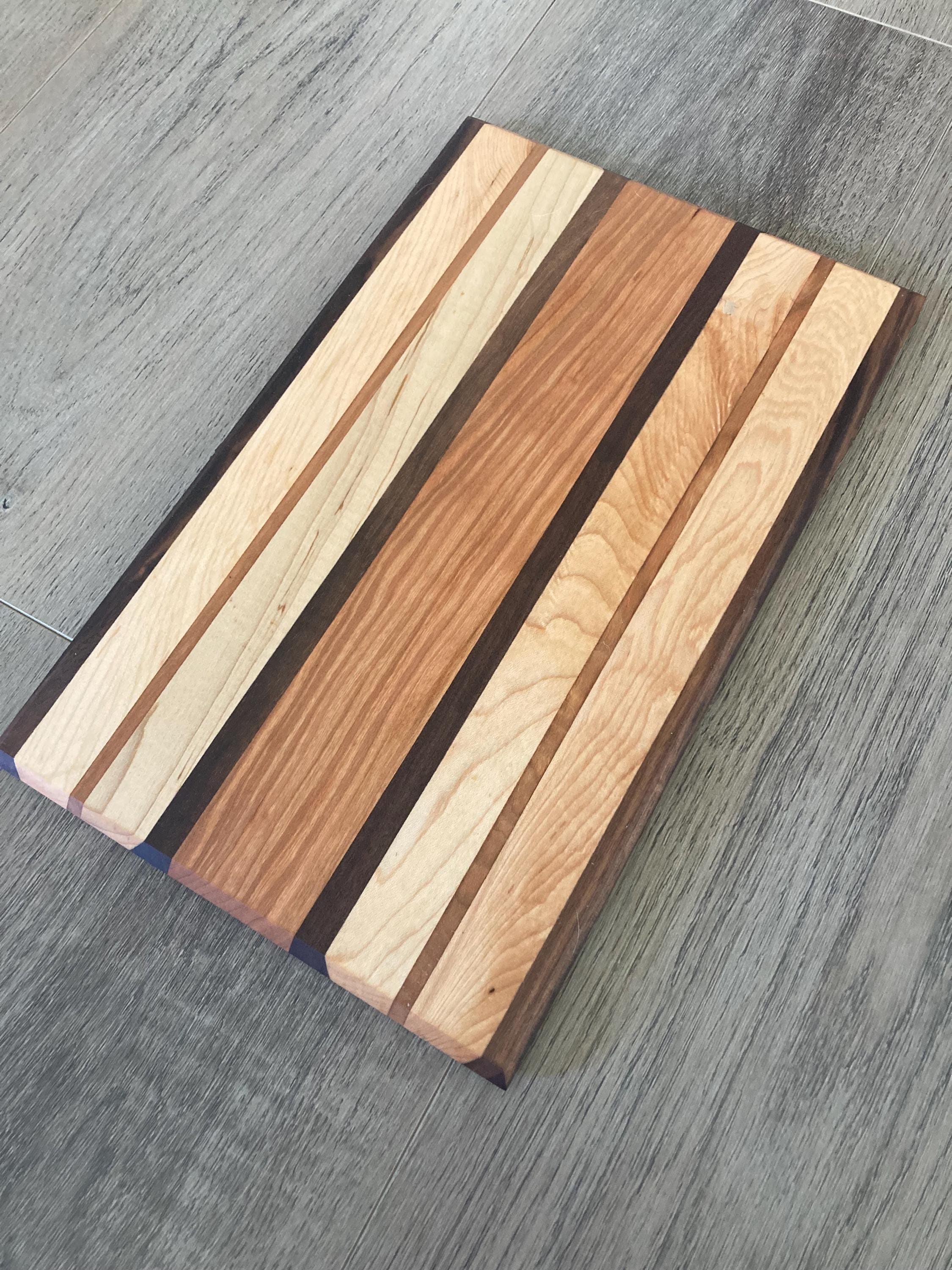 Custom Built Face Grain Cutting Board Made From Walnut, Maple, and ...