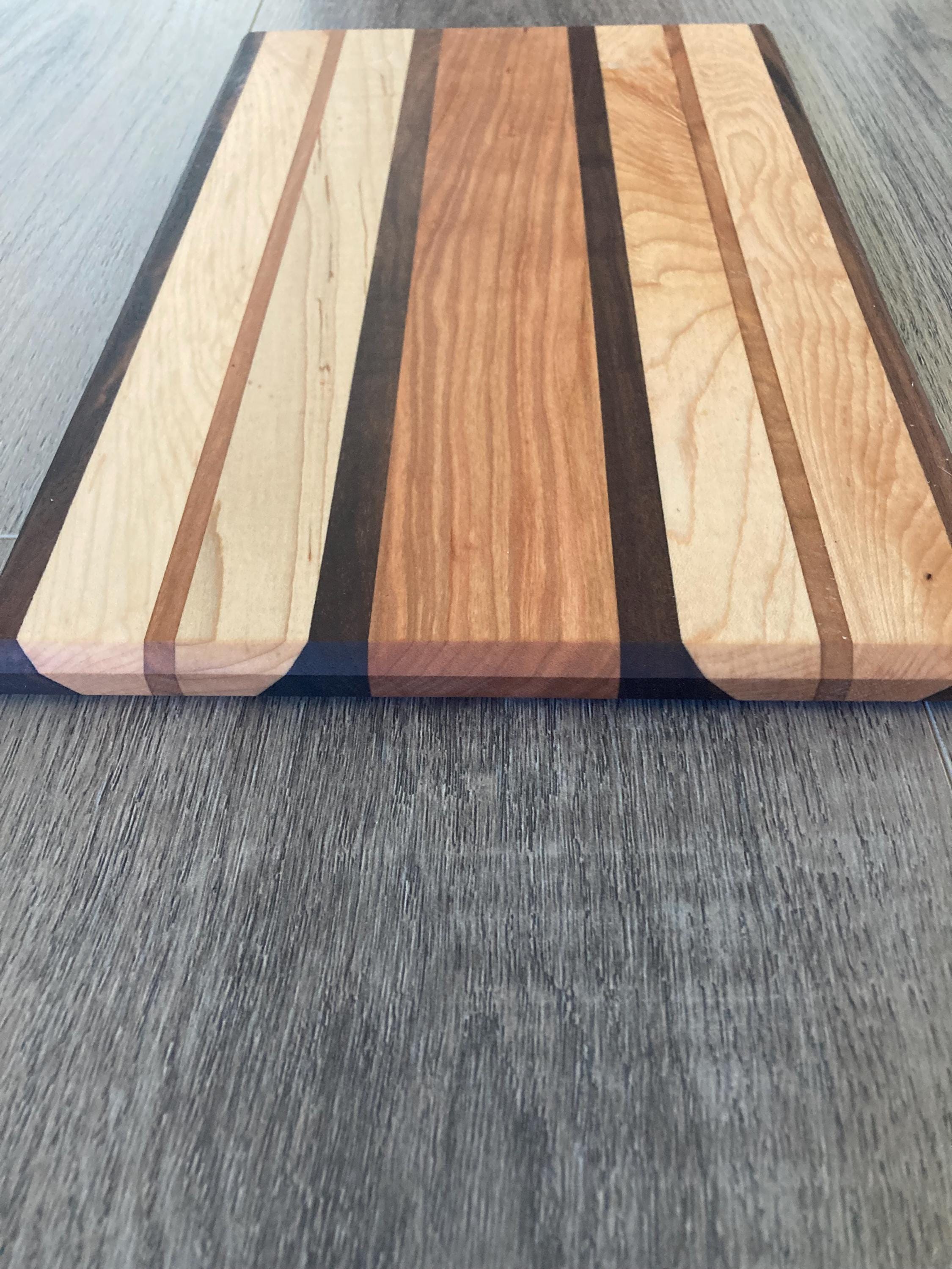 Custom Built Face Grain Cutting Board Made From Walnut, Maple, and ...