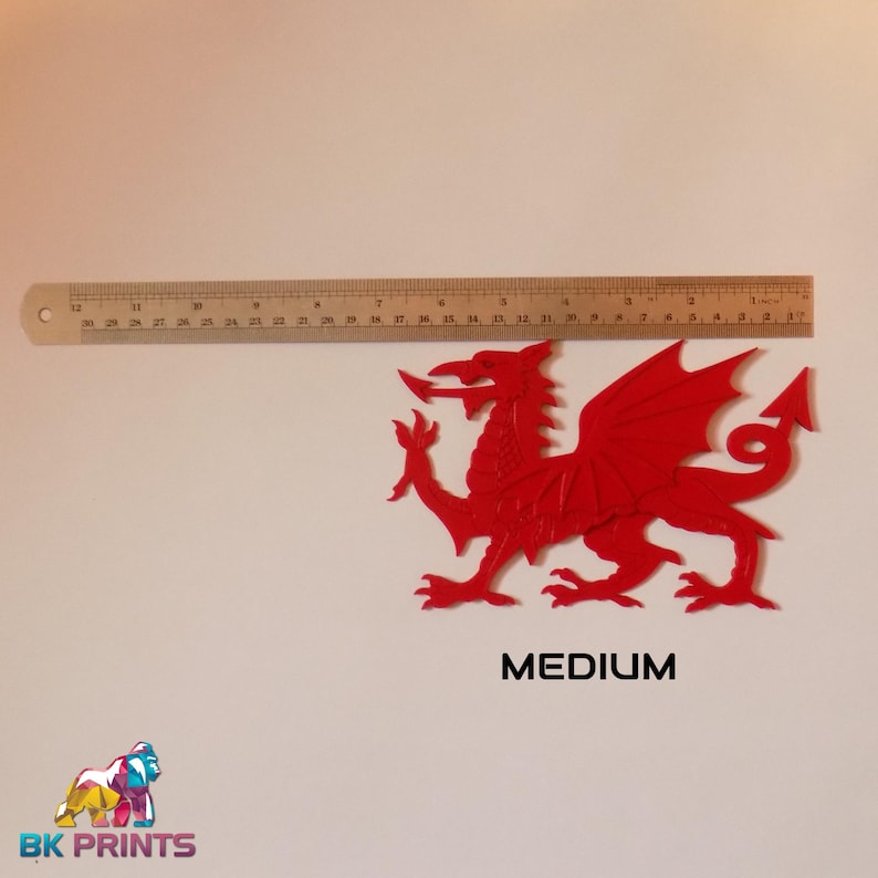 3D Printed Welsh Dragon Wall Art – Mythical Home Decor - Etsy UK