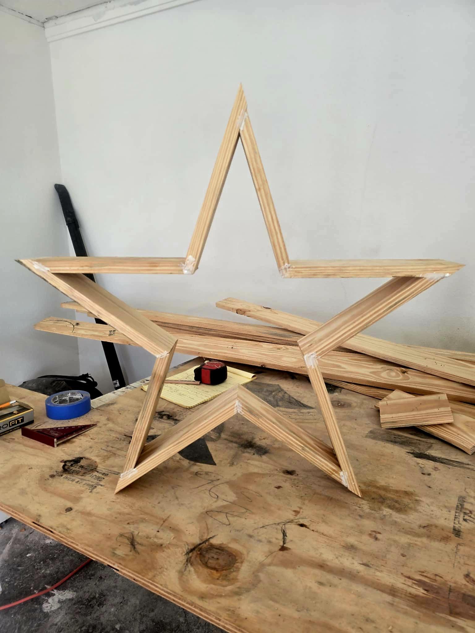 Handcrafted Wooden Star Decor - Etsy