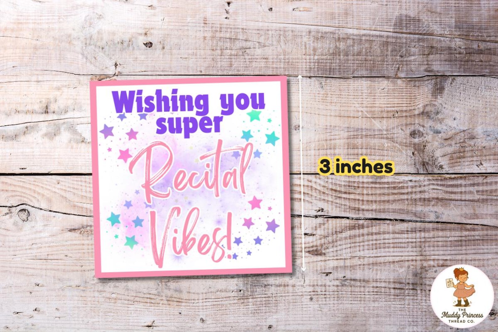 Recital Vibes Gift Tags – Printable Dance Recital Tags for Dancers and ...