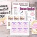 Dance Recital Survival Kit Printable – Packing List Checklist, Reminder ...