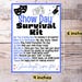 Show Day Survival Kit Printable Tag, Theater Gift Bag Label | Actor ...
