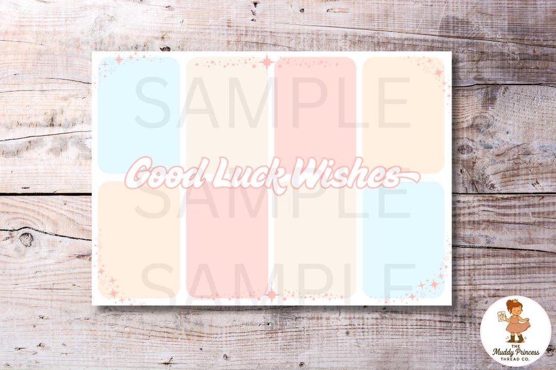 Good Luck Wishes Printable – Dance Competition Encouragement Card for ...