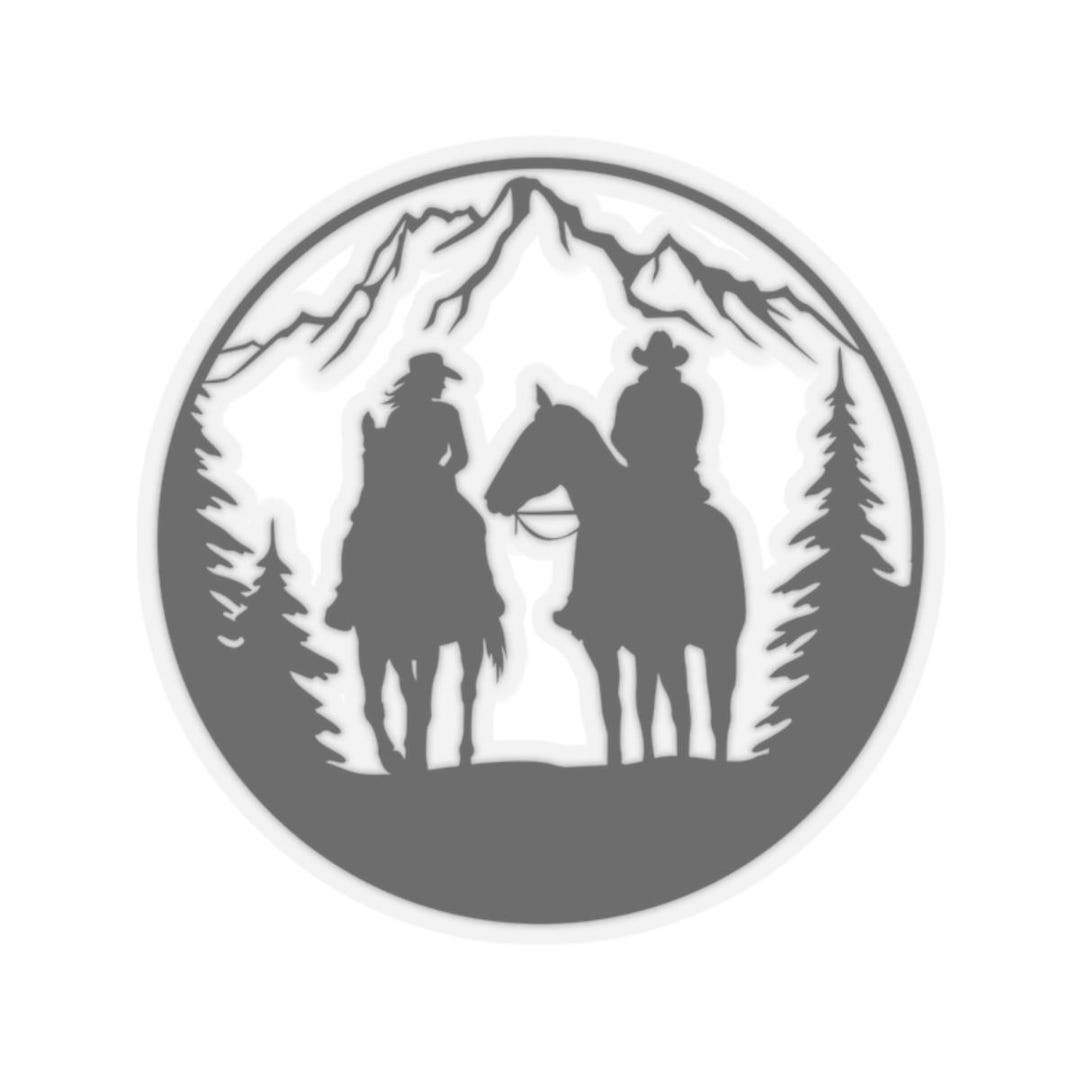 Boho Western Kiss-cut Stickers, Cowboy Cowgirl Rustic Decals ...