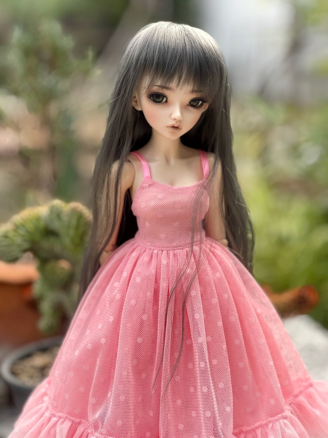 BJD Dollfie Minifee MSD Dress Old Rose Pink - Etsy