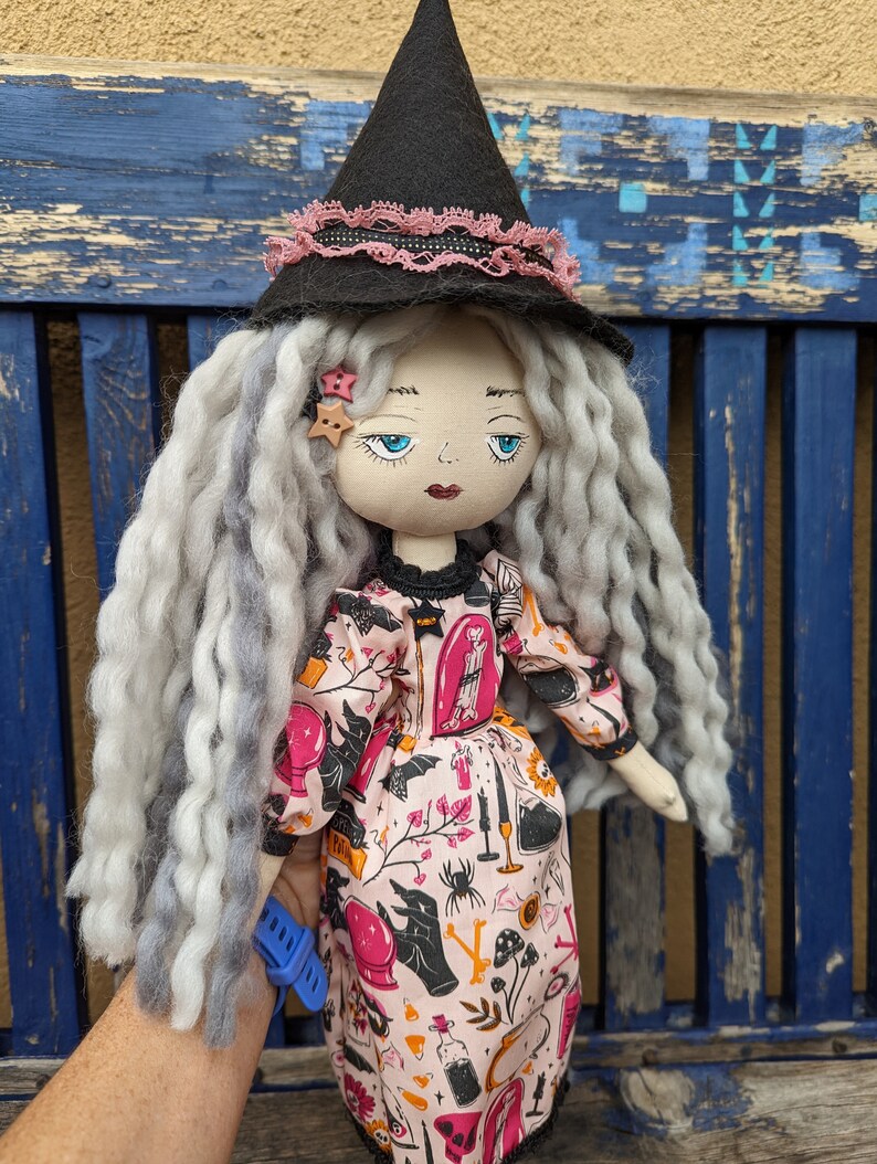 Hilda the Witch A Handmade Doll - Etsy