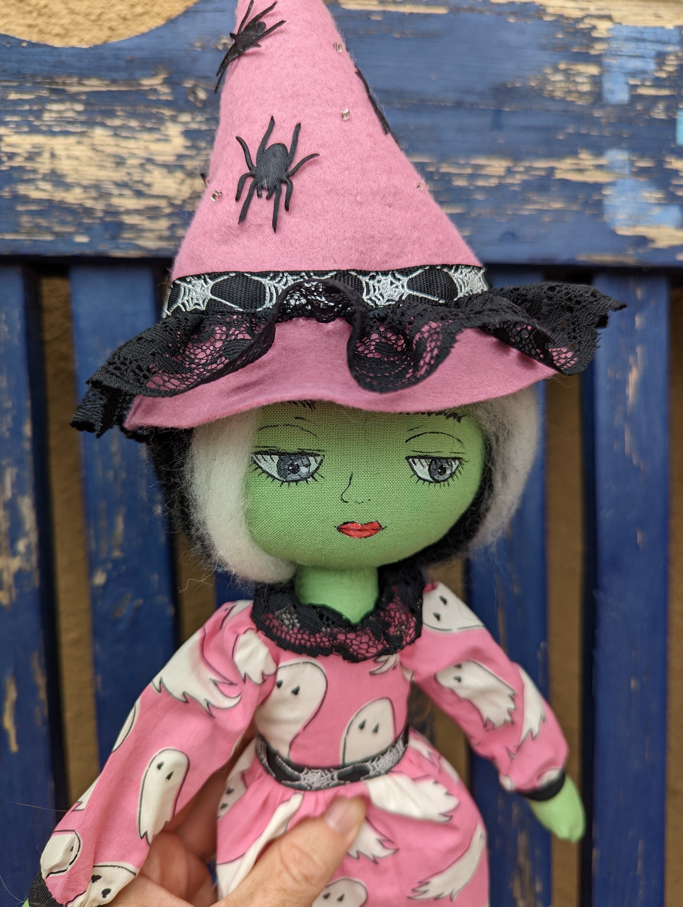 Betty the Booo-rific A Handmade Doll - Etsy
