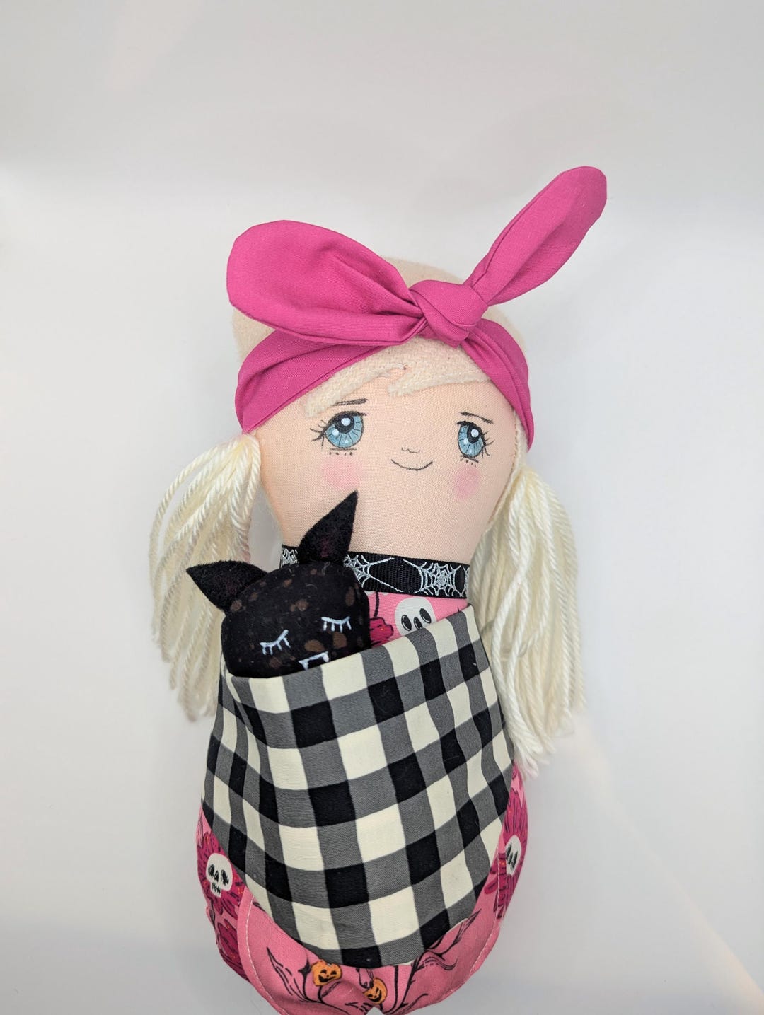 Lydia Doll and Zylie Bat: Spooky Whimsical Plush Set - Etsy