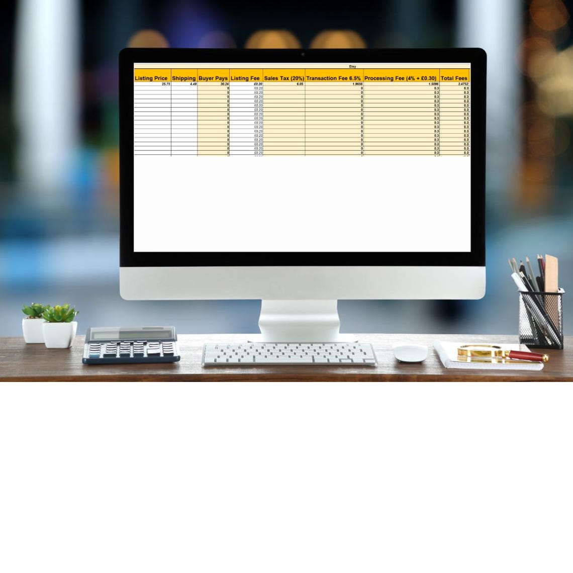 Etsy and Printify Calculator, Listing Calculator for Etsy Sellers ...