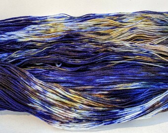 Van Gogh Starry Night// Sock Yarn/ Fingering Weight // - Etsy
