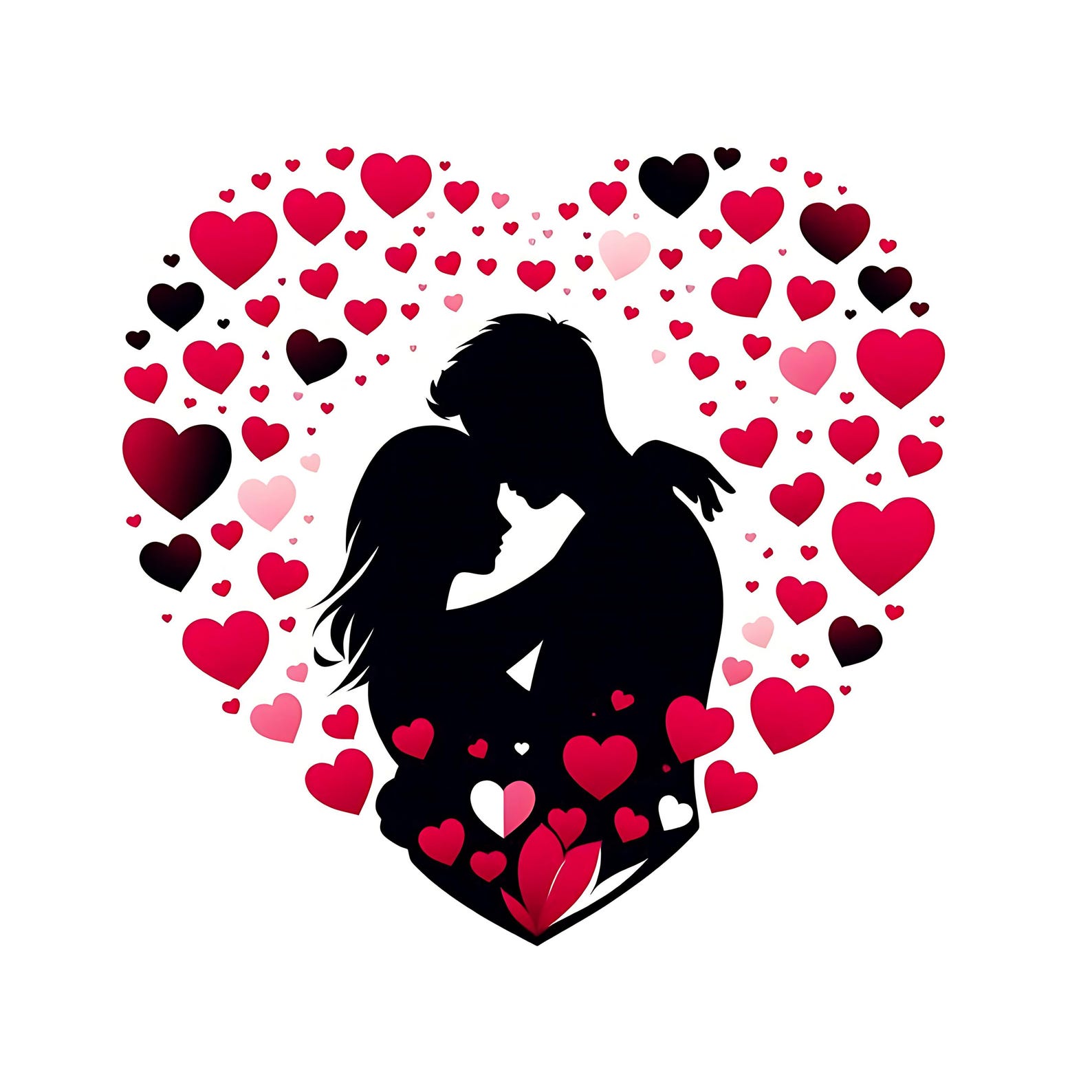 10 Valentine's Day Couple Clipart | Cute Romantic Art | High Quality ...
