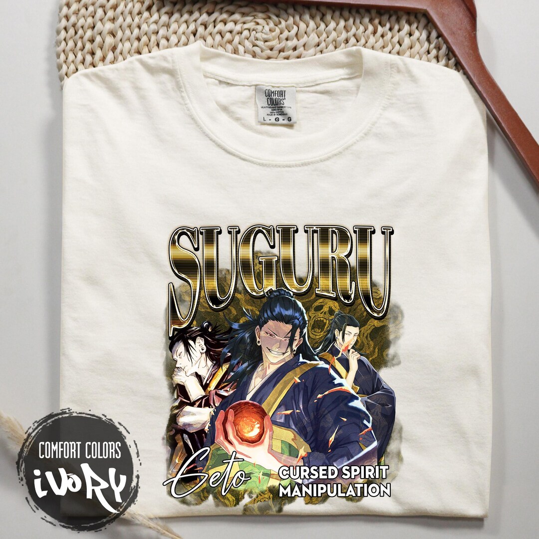 Cursed Spirit Manipulation Shirt – Dark Sorcerer Graphic Tee – Japanese ...