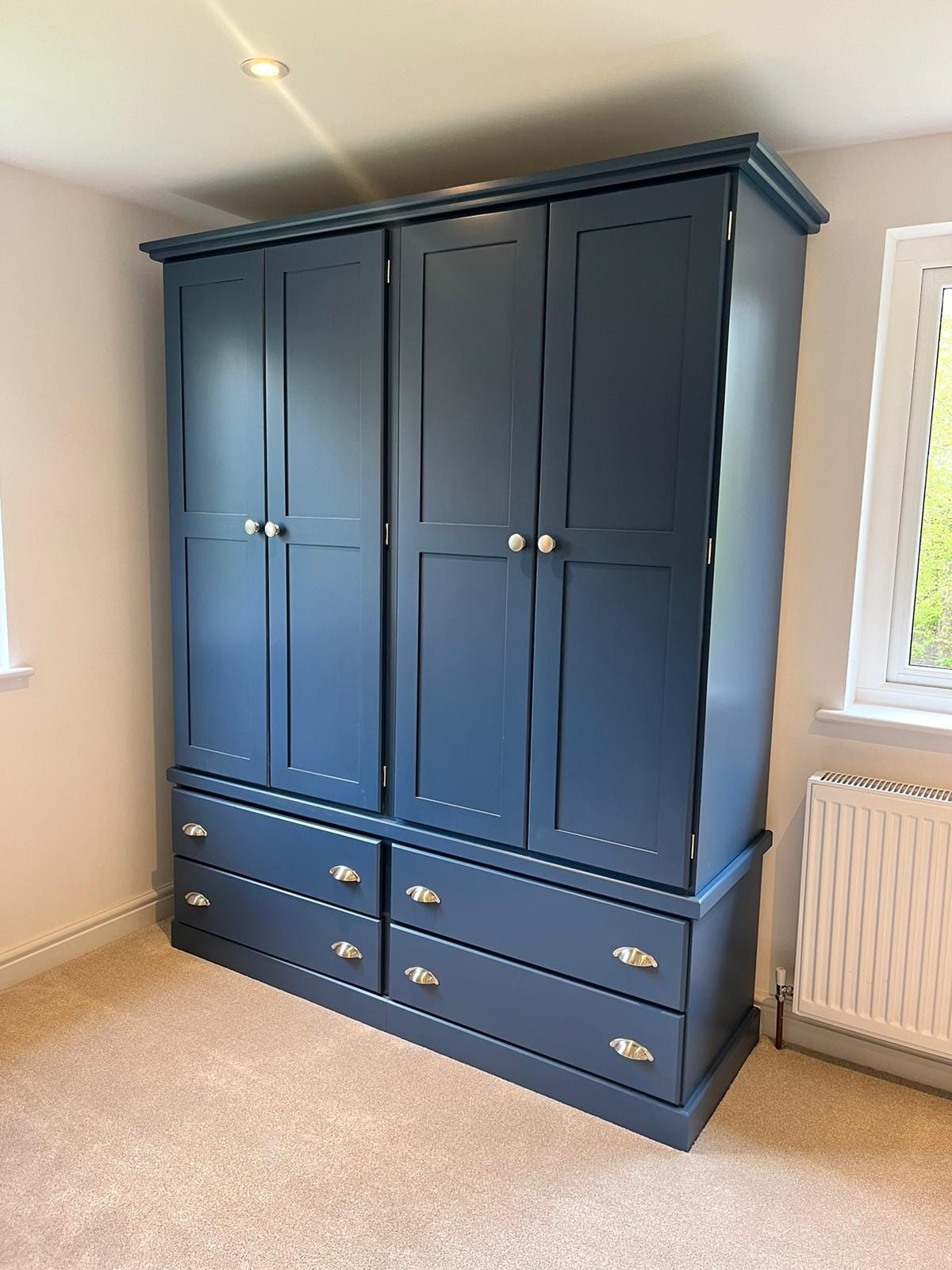 4 Door 4 Drawer Wardrobe - Etsy UK