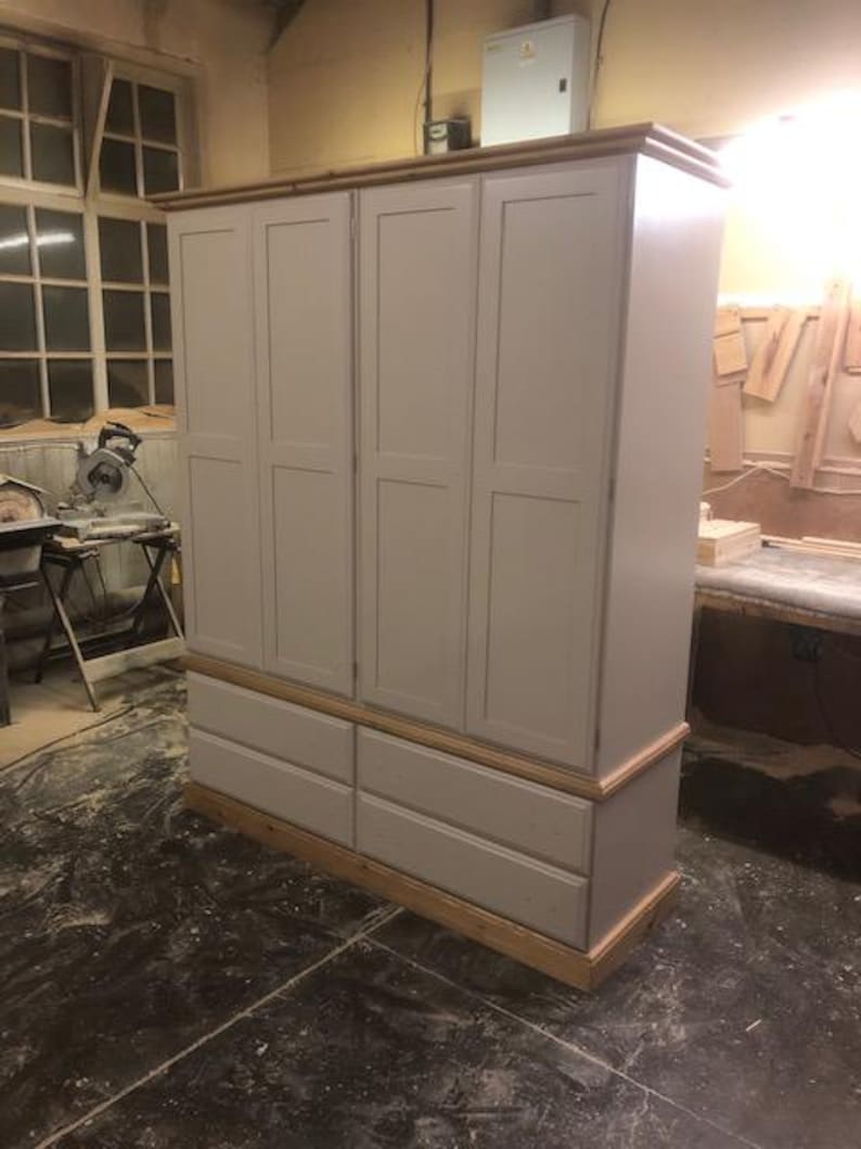 4 Door 4 Drawer Wardrobe - Etsy UK