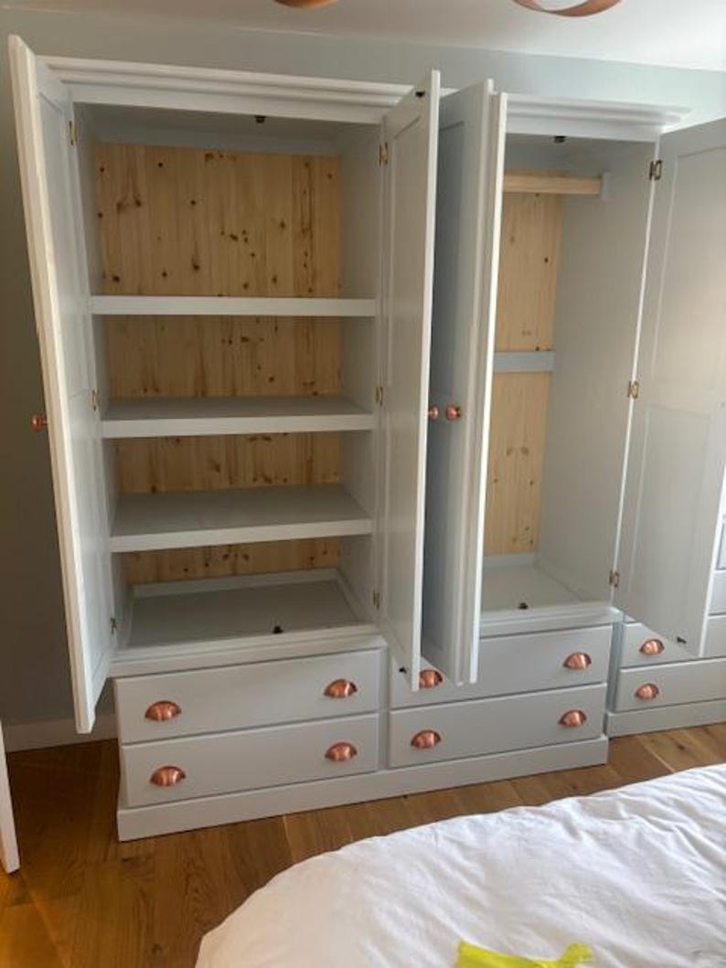 4 Door 4 Drawer Wardrobe - Etsy UK