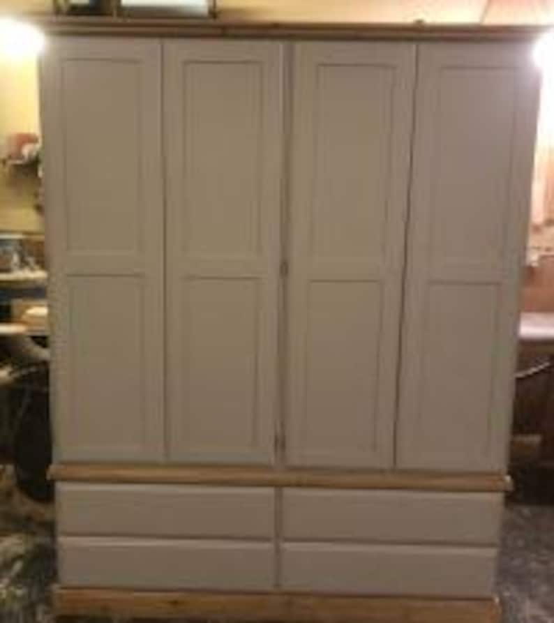 4 Door 4 Drawer Wardrobe - Etsy UK