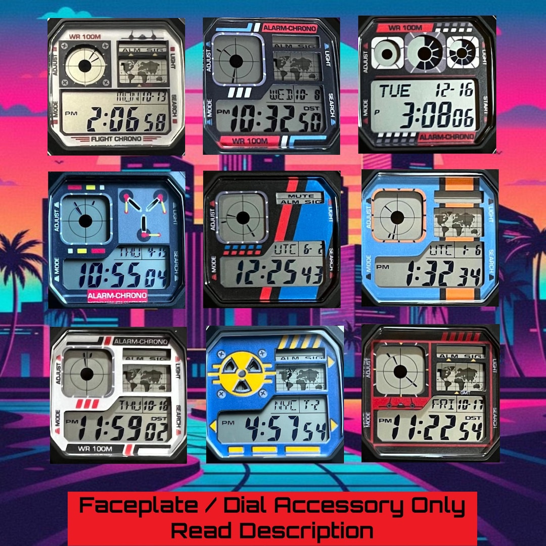 Custom Pilot's Style Faceplate Dial Aftermarket Accessory for Royale ...
