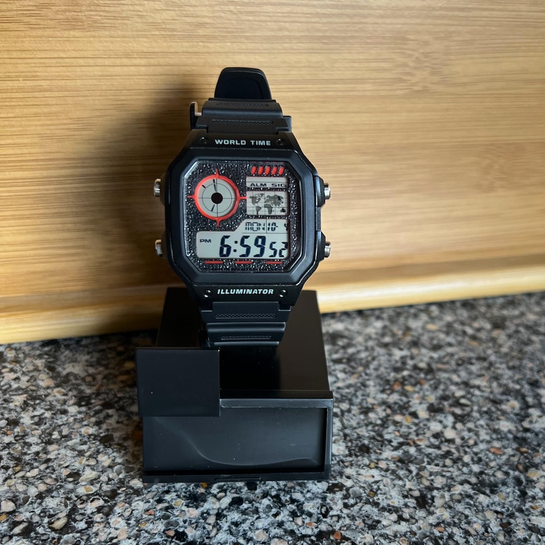 Custom Dual Color Faceplates for Casio Royale AE1200 Minimalist Mod ...