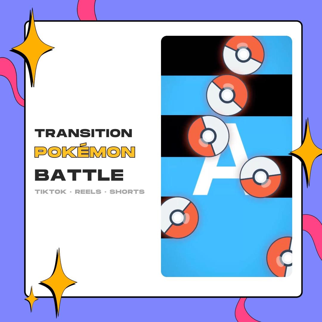 Pokémon Battle Transition Vertical Video 9:16 | Capcut | Tiktok | Reels ...