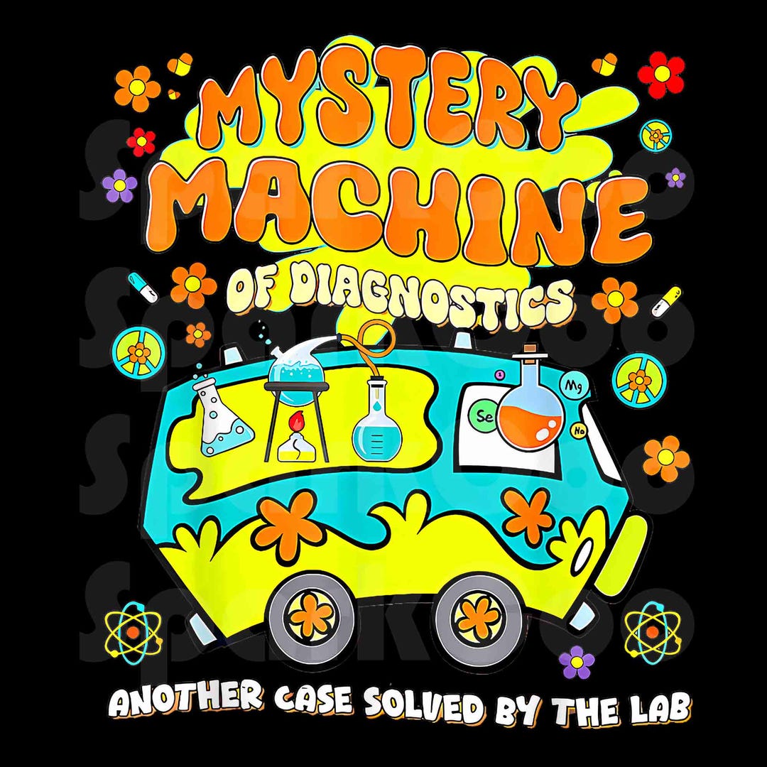 Lab Week Mystery Machine PNG, Laboratory Technician Design (digital ...
