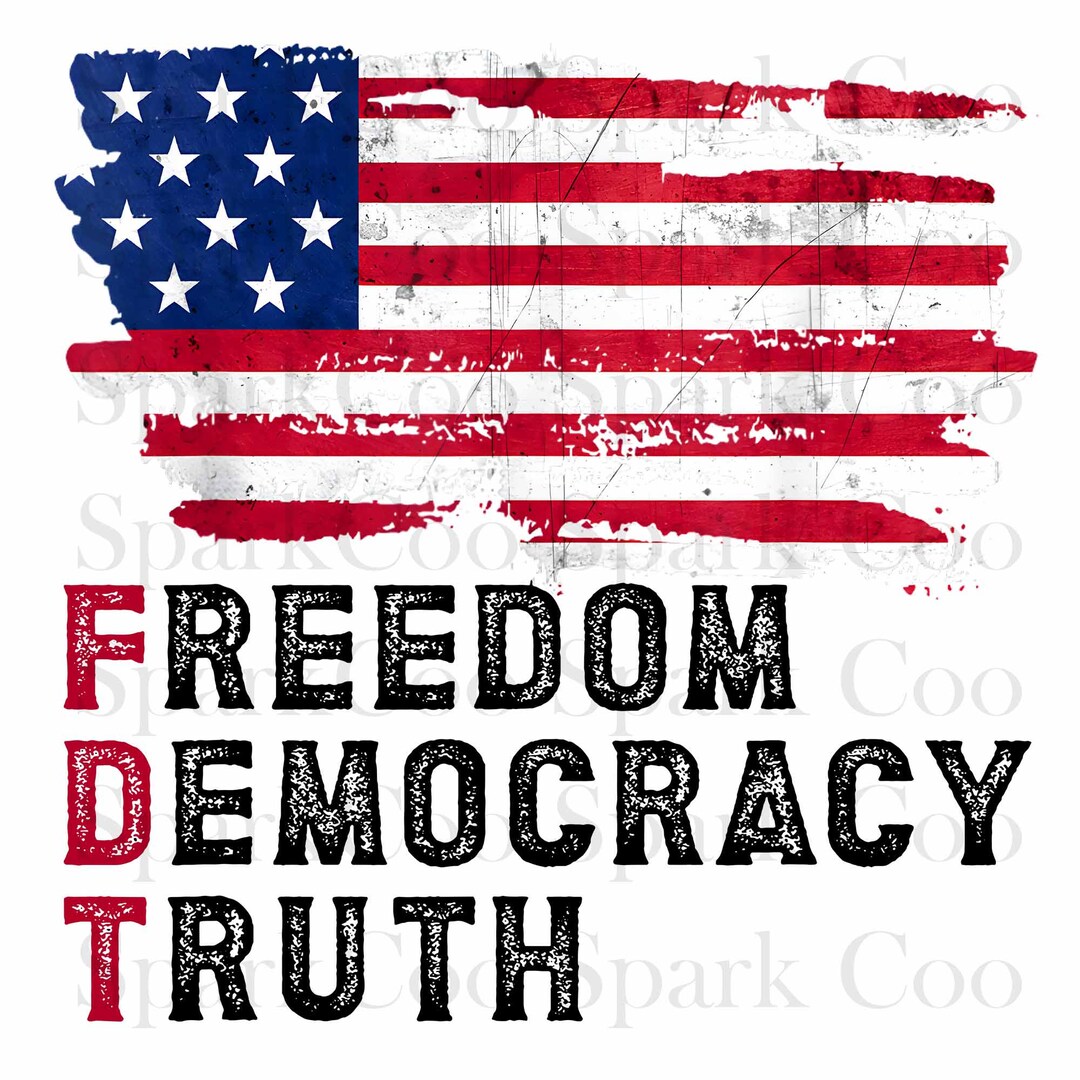 Freedom Democracy Truth Png, Resist Anti Trump, Political Activism ...