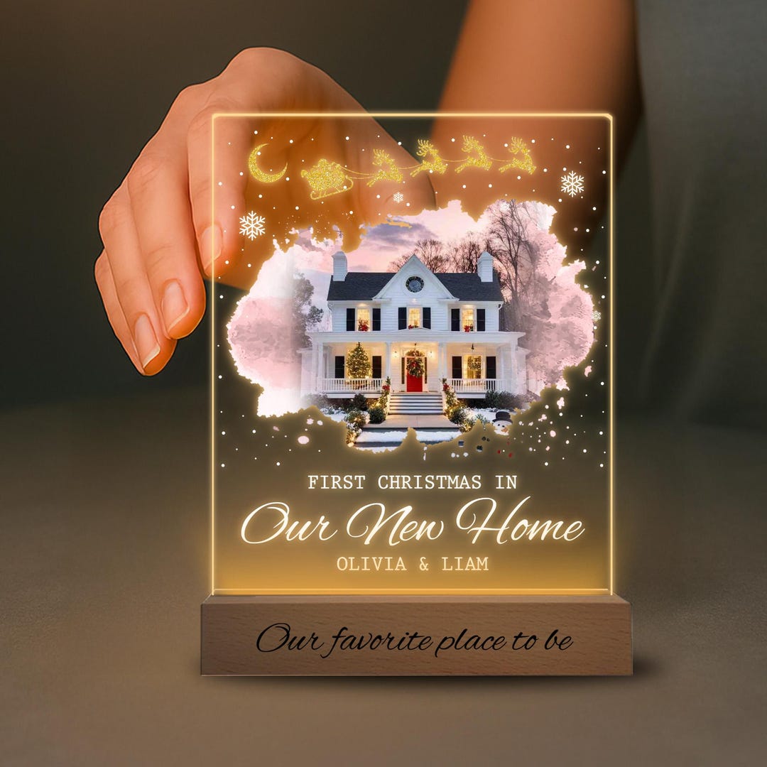 Personalized New Home LED Sign | Custom Couple Gift - Etsy