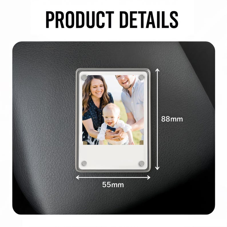 Personalized Photo Car Visor Clip - Sentimental Keepsake Gift for Mom ...