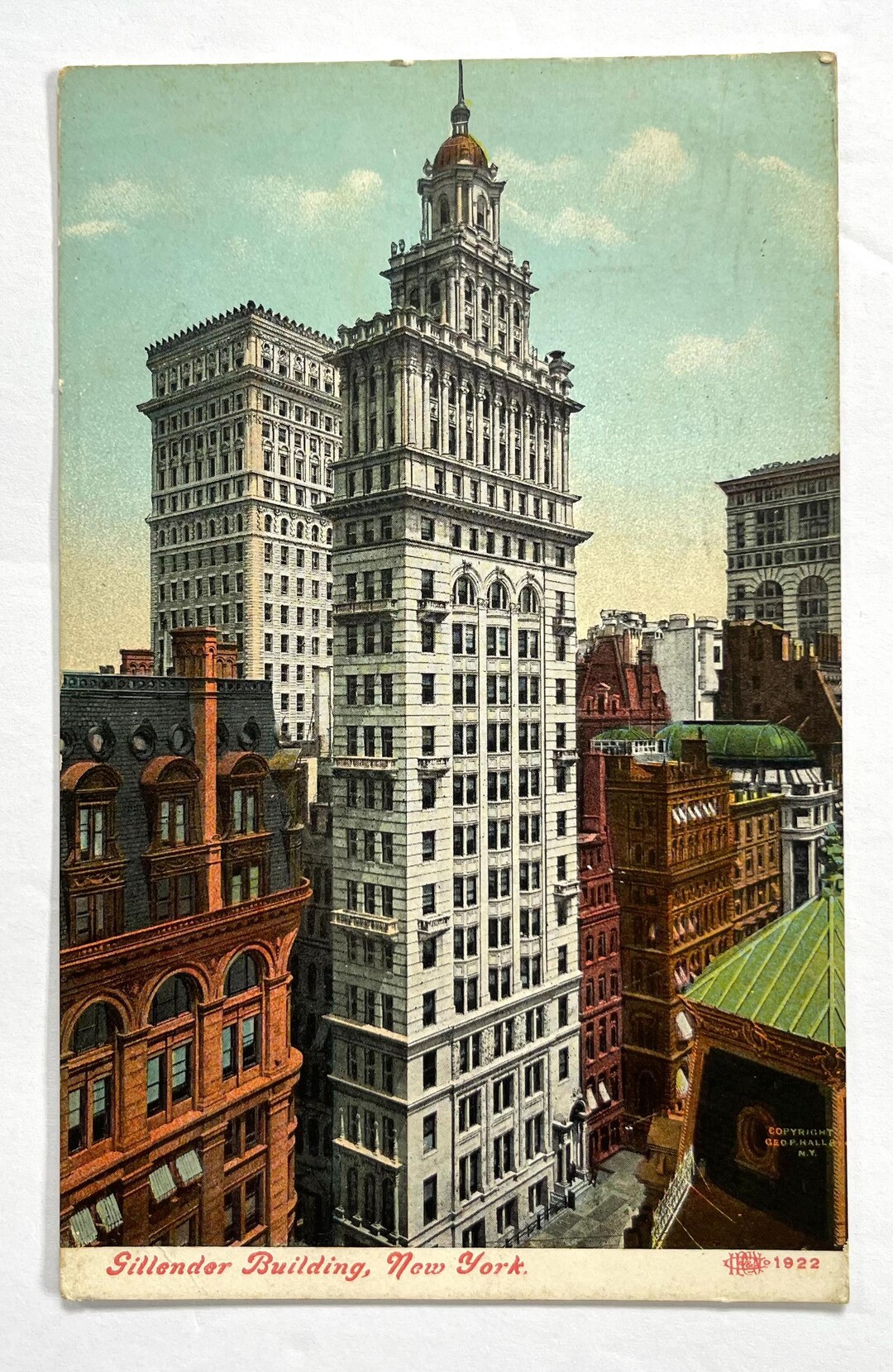 Gillender Building Antique 1907 Postcard New York, NY Financial ...