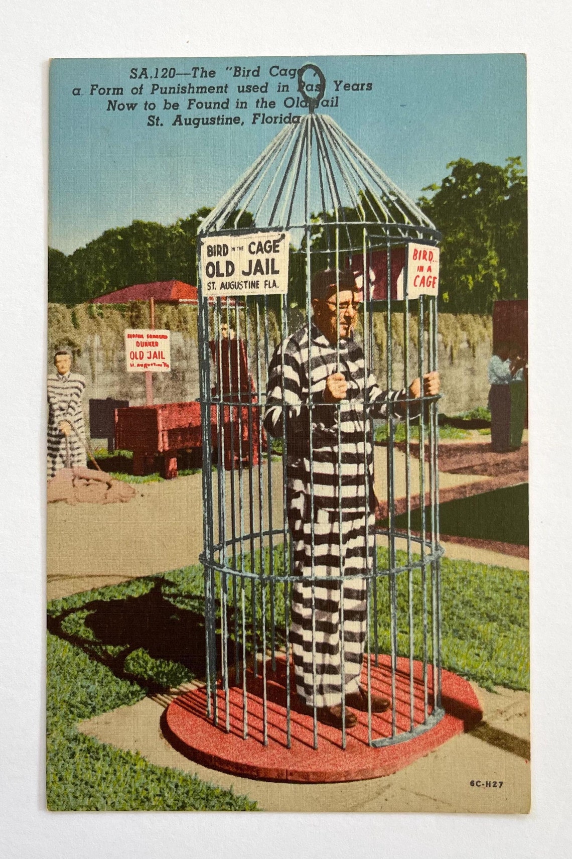 Jail Bird - St Augustine, Florida FL - Bird Cage Old Jail Vintage ...