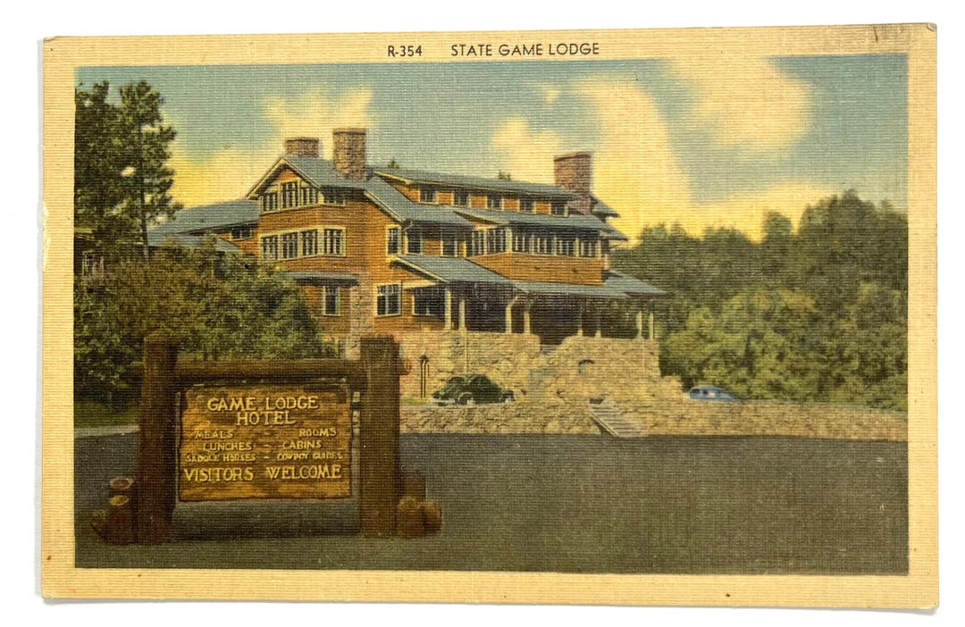 State Game Lodge, Custer State Park, Black Hills, South Dakota SD ...