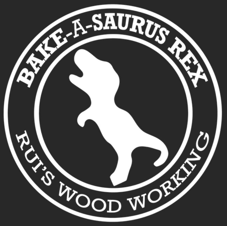 Bake-a-saurus Rex Vinyl Sticker - Etsy